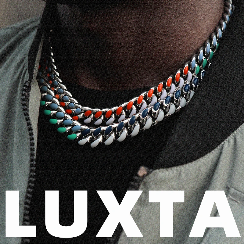 LUXTA-Design-Hiphop-Necklace-Delightful-Patchwork-Miami-Cuban-Chain ...