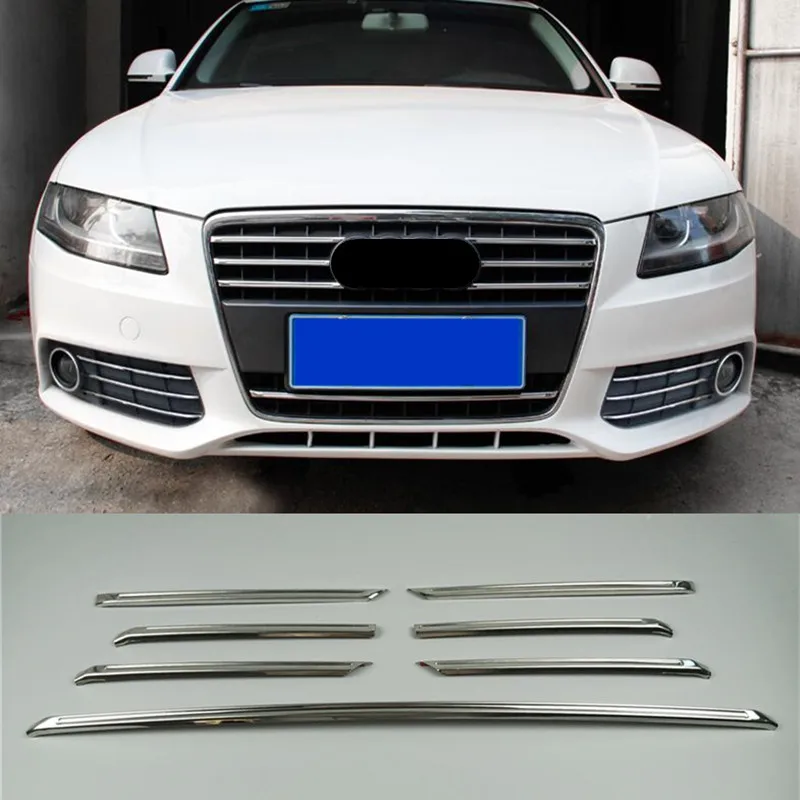 Stainless Steel Front Grill Grille Decorative Cover Trim Strips For ...