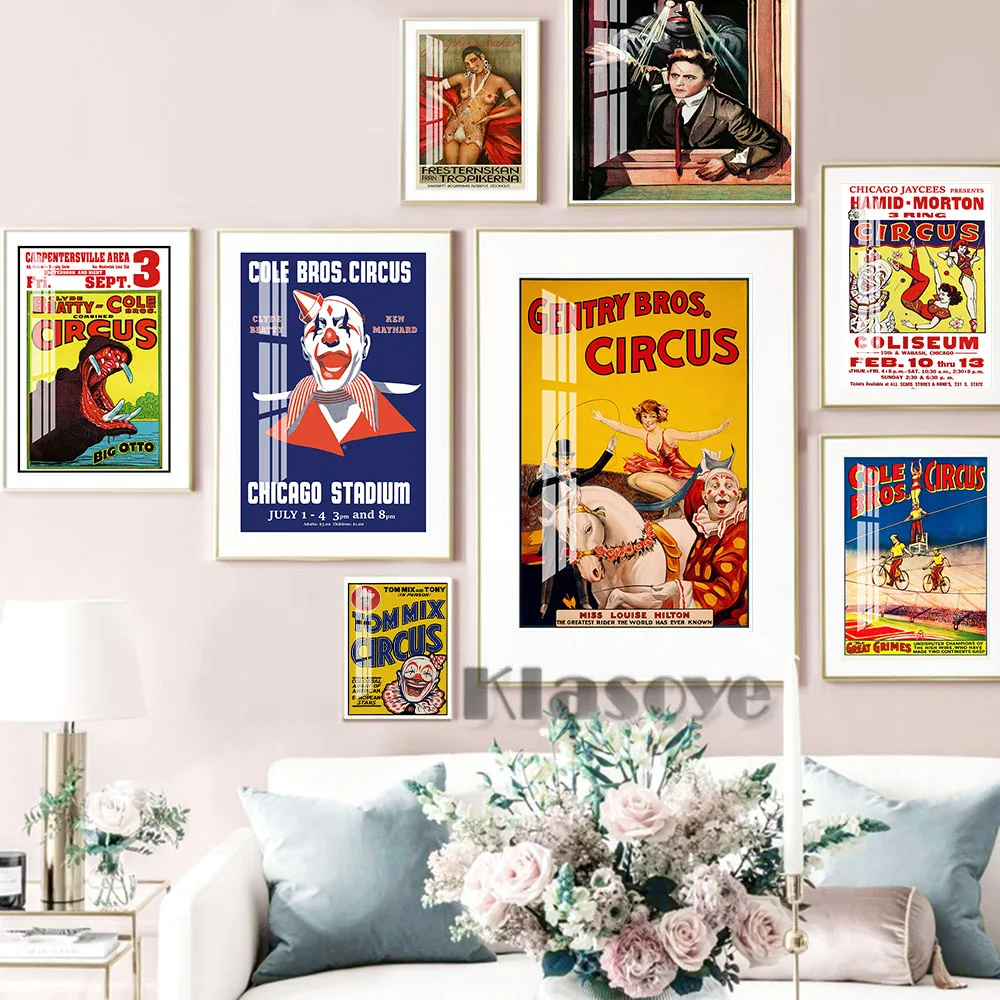 Vaudeville Circus Poster