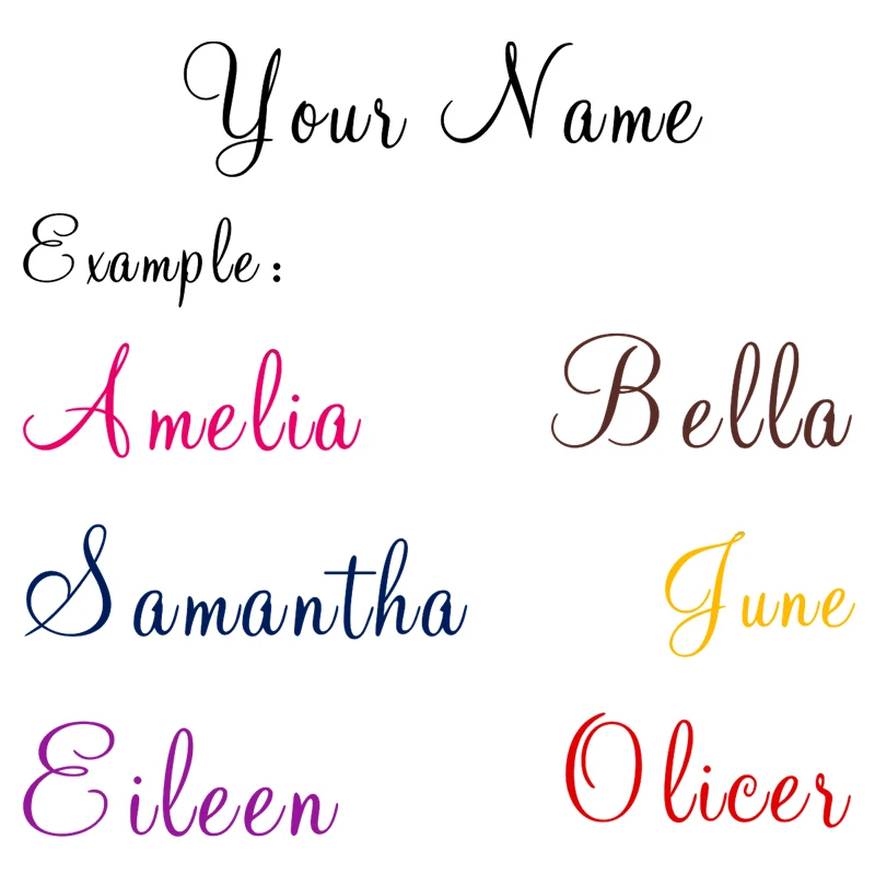 Memorabilia Custom NameWord Decal Collectibles etna.com.pe