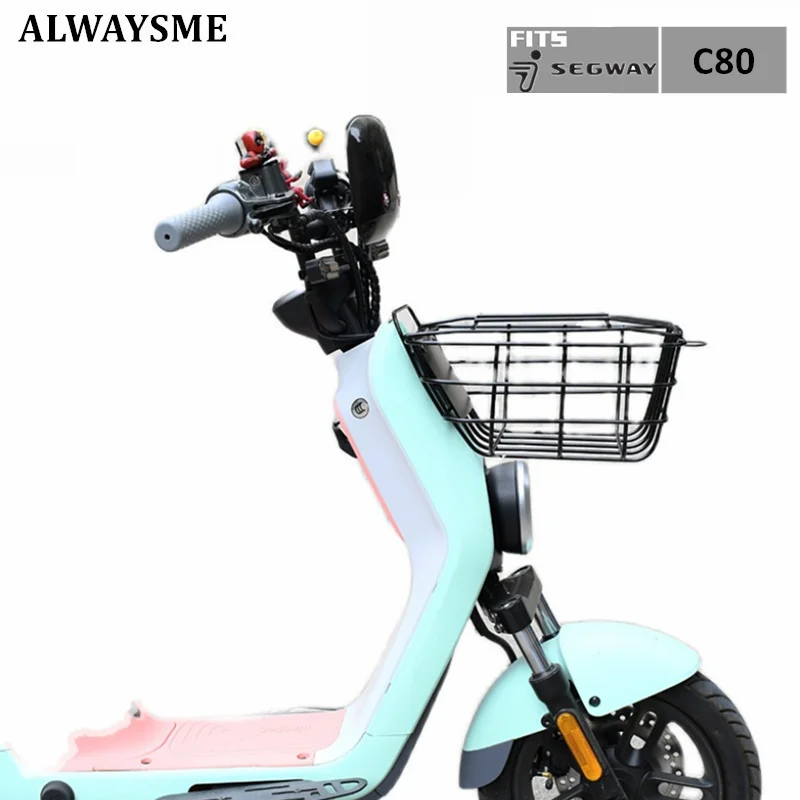 ALWAYSME-Segway-eMoped-Scooter-Front-Cargo-Basket-For-Segway-Ninebot ...