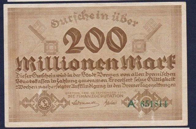 1923 German Mark