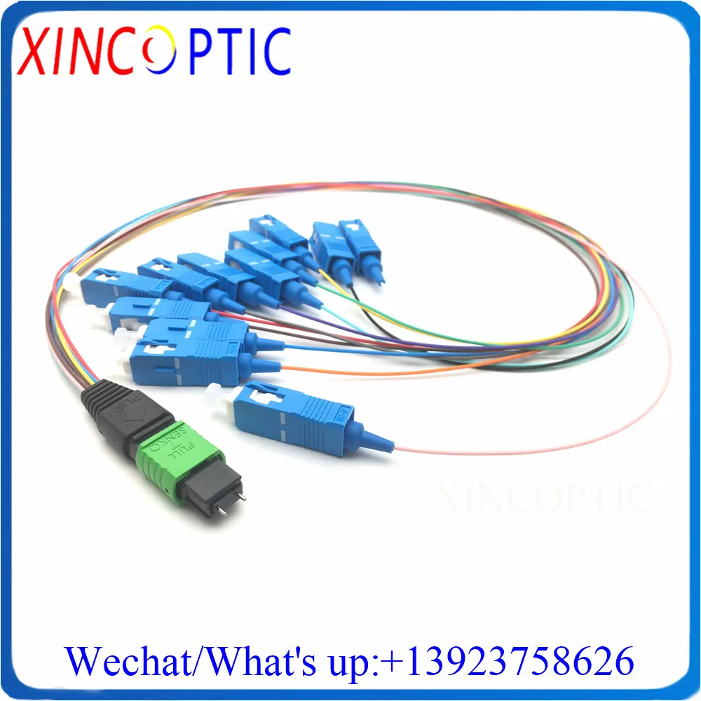 12core,mpoapc Male To 12lc Harness And Fan-out Mpo Fiber Pigtail,0.9mm ...