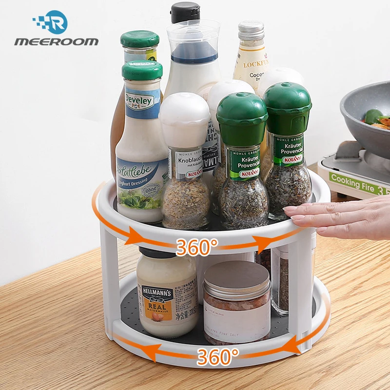 Other Home & Living - Kitchen Rotating Seasoning Holder Twin Turntable ...