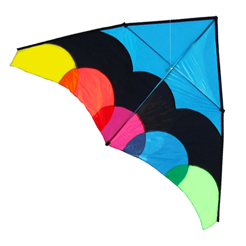 New-Arrive-Outdoor-Fun-Sports-2-8-m-Multicolor-Delta-Kite-With-Handle ...