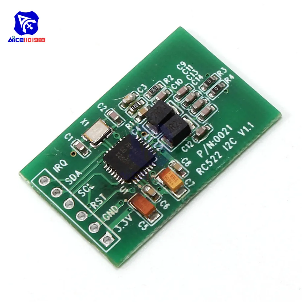 diymore RC522 13.56MHz RFID Sensor Module Card Reader Writer Board I2C ...