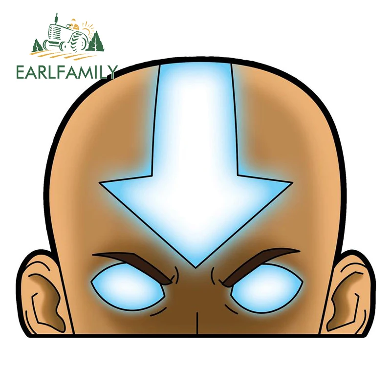 ATLA Avatar State Aang Clear Sticker Fandom Gift Airbender Sticker ...