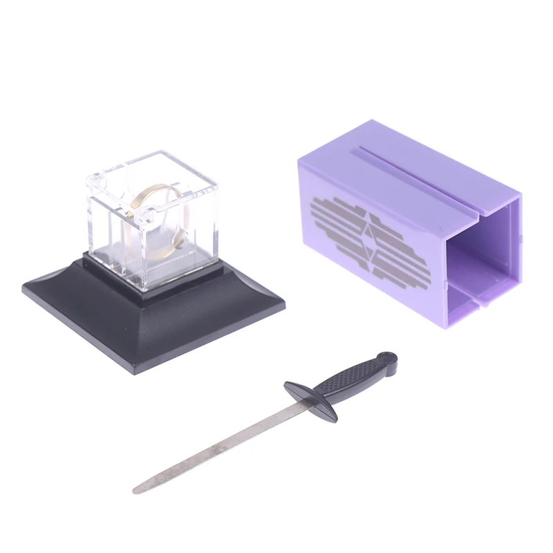 1-Set-Sword-Through-Ring-Inside-Casket-Crystal-Cleaver-Magic-Tricks ...