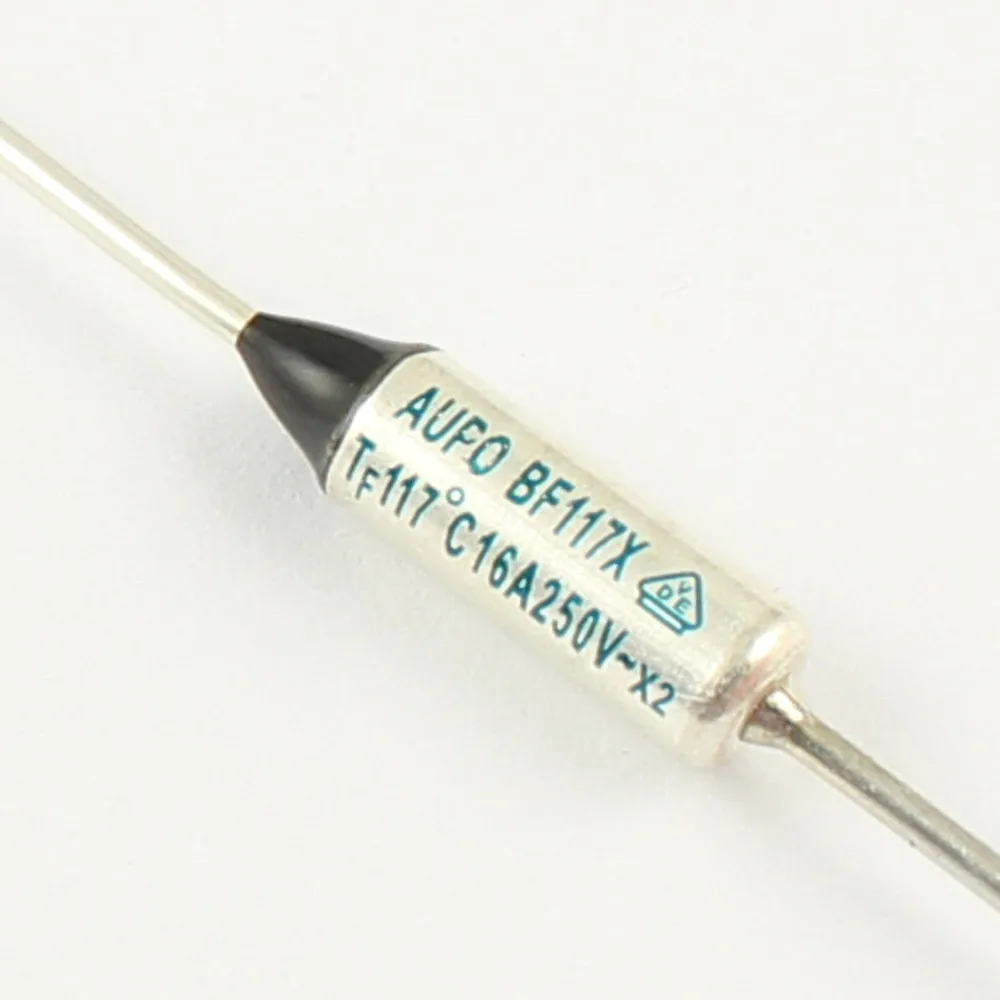 10pcs AUPO Thermal Fuse Cutoff TF Pellet TCO 117 Degree 250V 16A BF117X ...