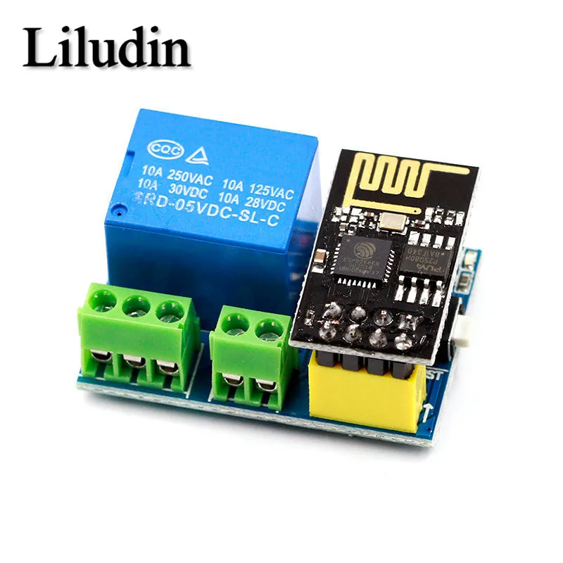 ESP8266 ESP-01S 5V WiFi Relay Module Things Smart Home Remote Control Switch for Arduino Phone ...