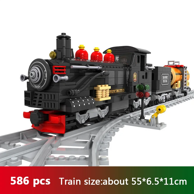 Ausini City Train Model Building Blocks - Building Toys