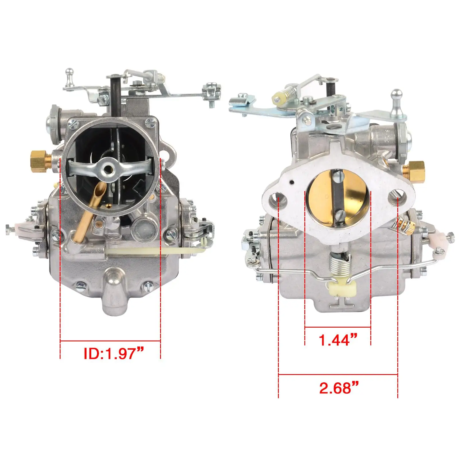 Ap03 Autolite 1100 Carburetor For Ford Truck F100 Straight-6 Engine 223 ...