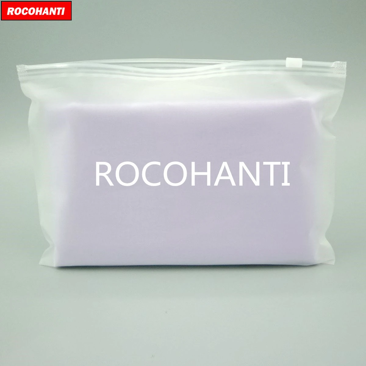 50x Custom Logo Printed Matte Plastic Bag With Zipper Slider Frosted ...