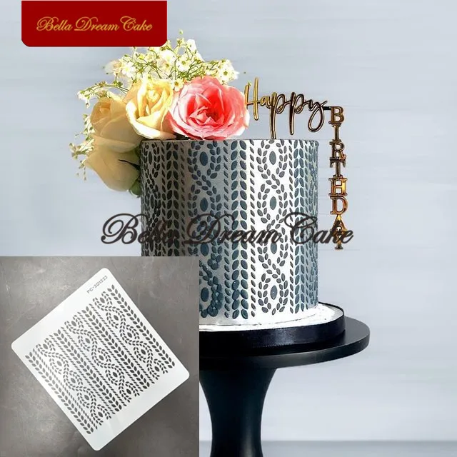Scroll Stencils For Cakes