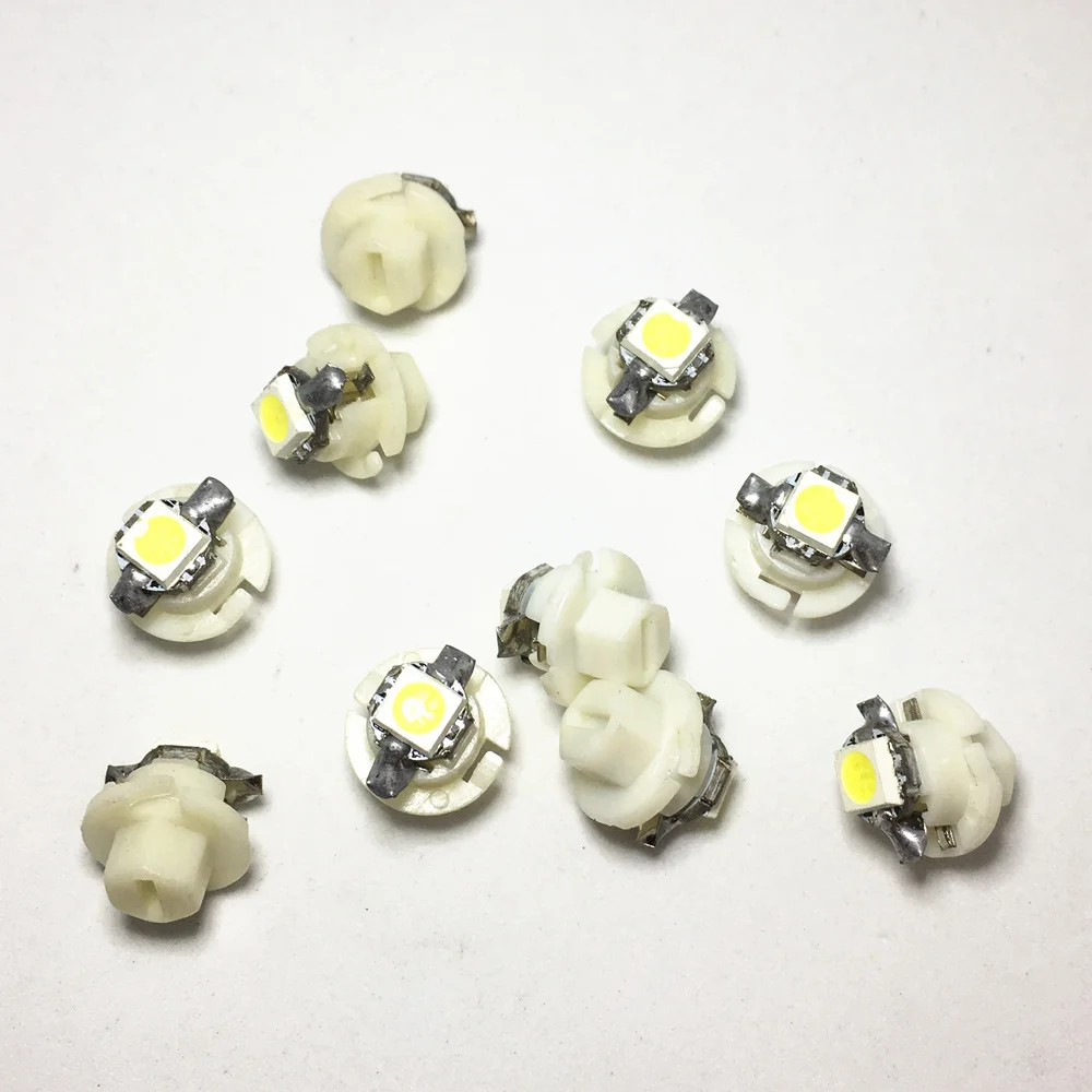 10PCS Car Instrument Lights B8.4 LED Brand New T5 B8.4D 5050 1SMD Side ...