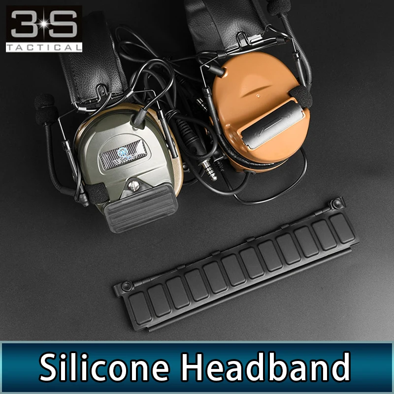 Tactical-Comtac-II-III-Headset-Silicone-Headband-Shooting-C1-C2-C3-C4 ...