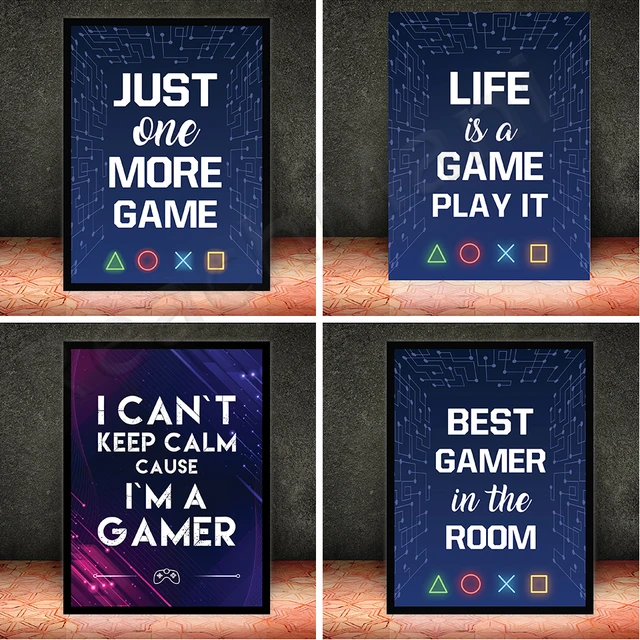 Keep Calm And Game On Poster
