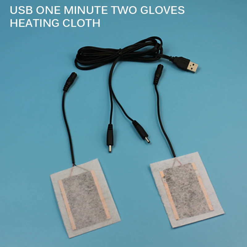 Обогреватель для рук из углеродного волокна, USB, наружный дорожный ...