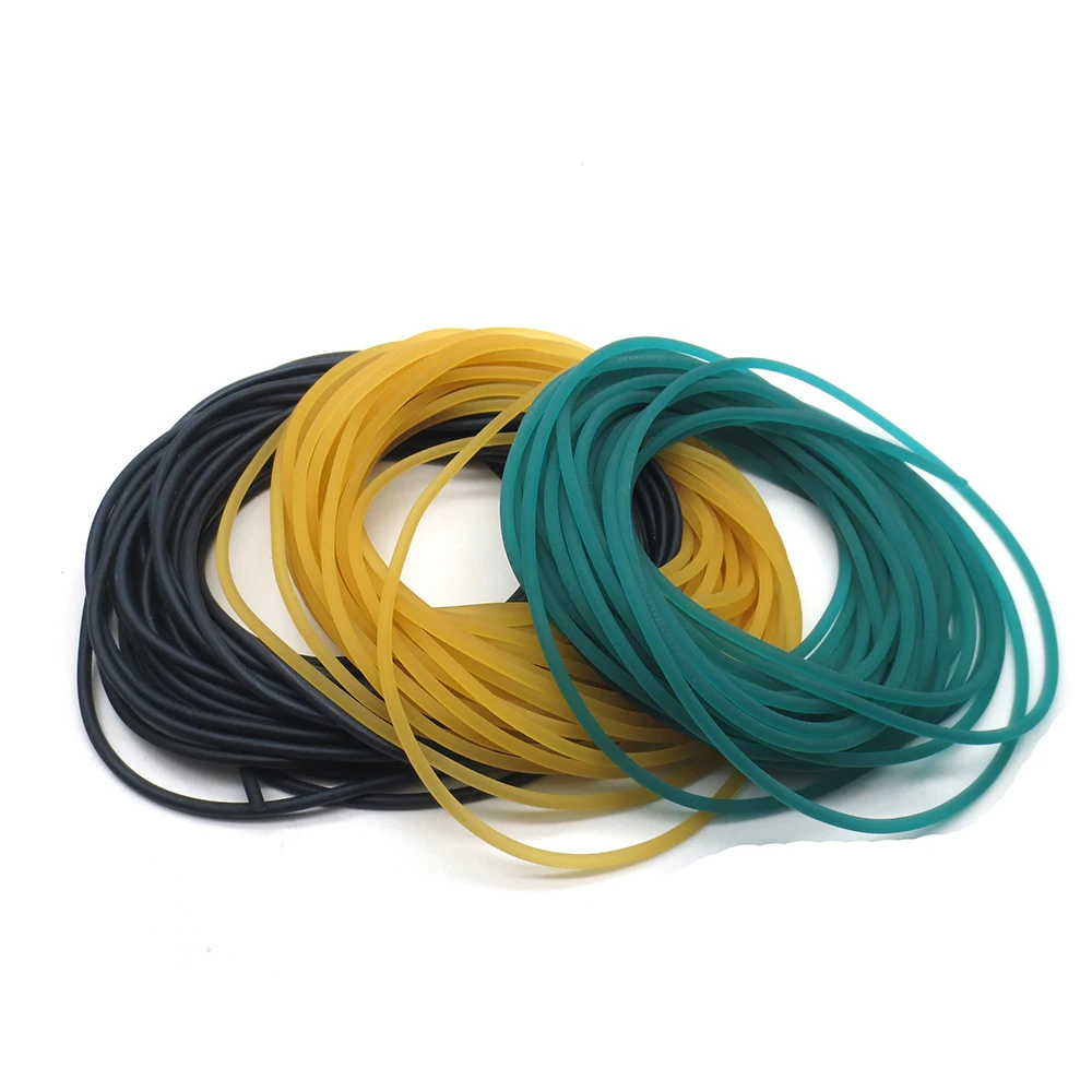 5 10M Rubber Touw Diameter 3Mm Solid Elastische Vissen Touw Accessoires ...