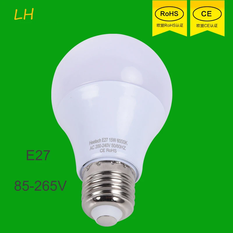 Bombilla LED E27, 3W, 5W, 7W, 9W, 12W, 15W, 18W, CA 85V 265V, foco blanco frío/cálido|Bombillas ...