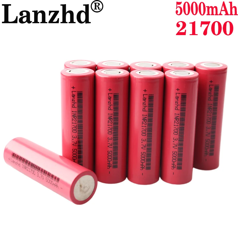 6PCS-Li-Ion-Battery-21700-3-7V-5000mAh-lithium-Li-Ion-5C-21700 ...