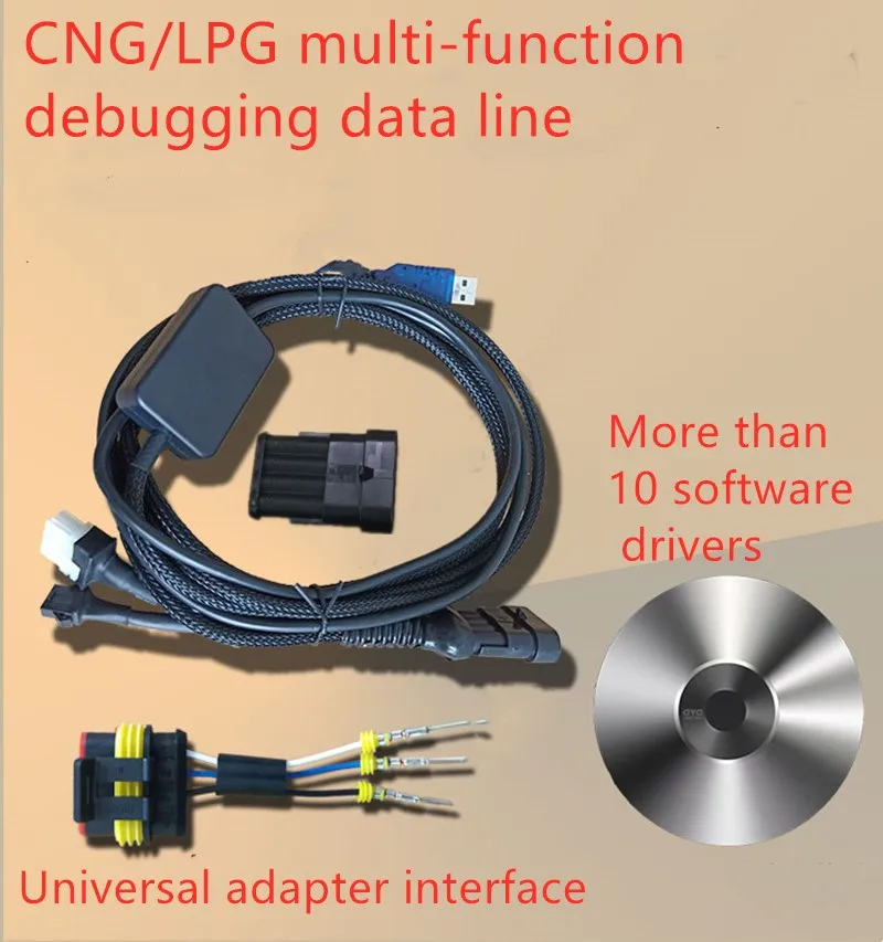 LPG/CNG Interface Cable for AC AEB ECU CNG/LPG Multi function Debugging ...