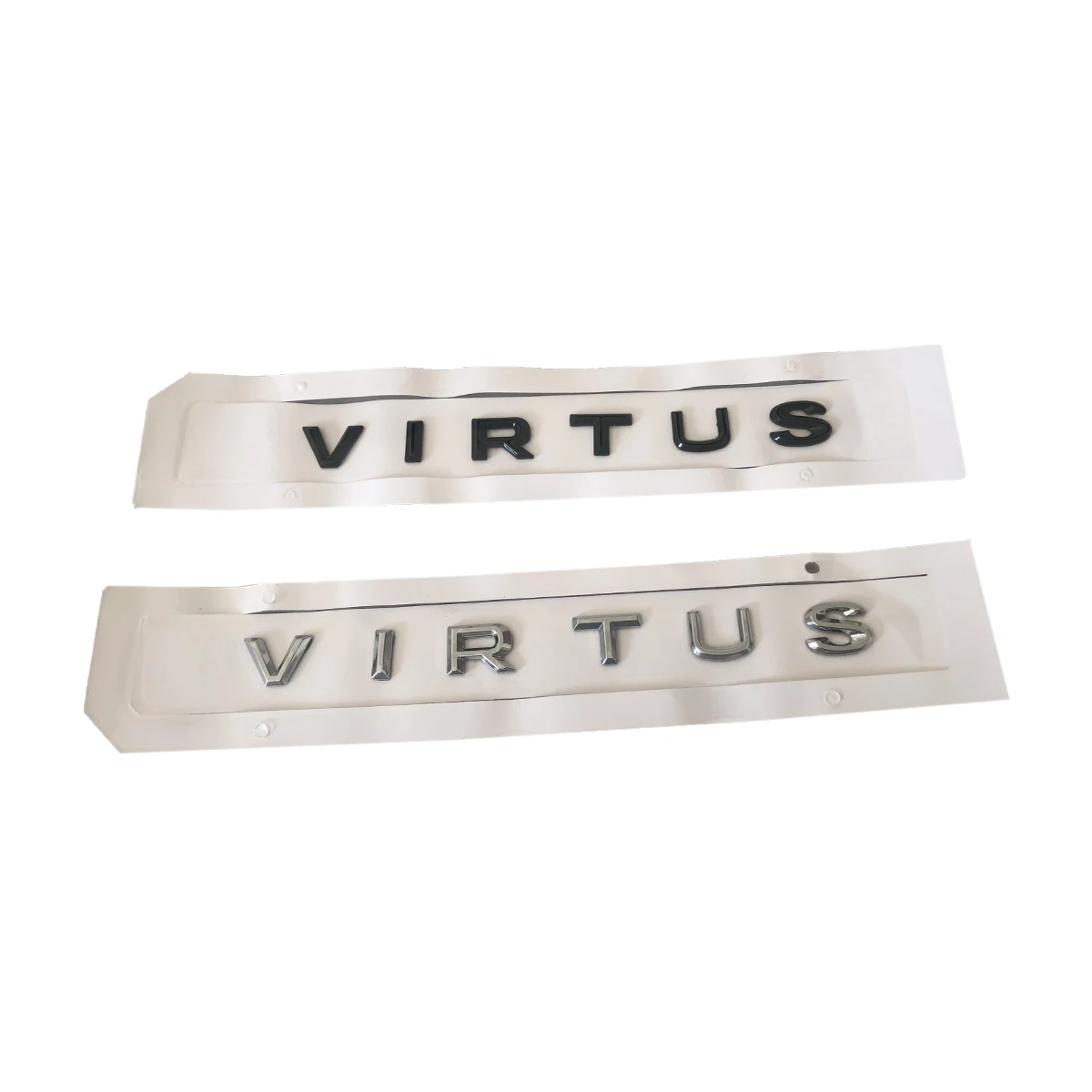 New-Chrome-Silver-Glossy-Black-Car-Styling-Sticker-Trunk-Emblem-Letters ...