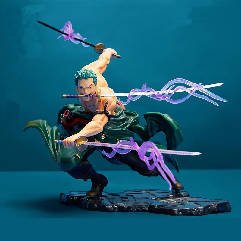 18cm Anime One Piece Roronoa Zoro Action Figures Cartoon Figure Model ...