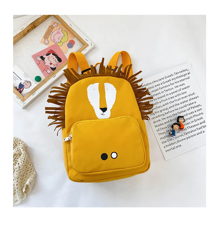 Cartoon Animal backpack for Children Cute Boys School Bags Kindergarten ...