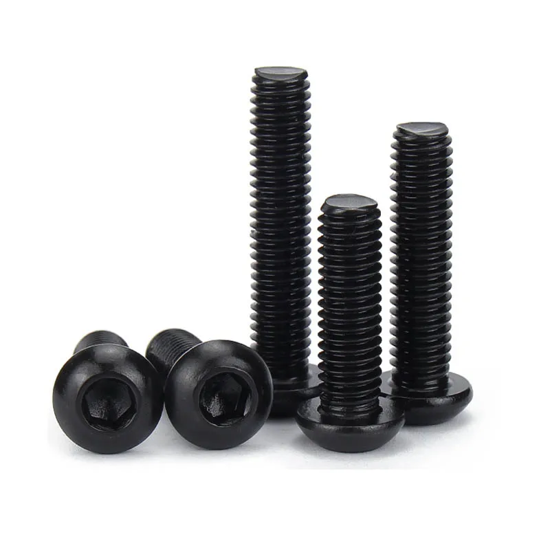 2-50pcs-Black-304-Stainless-Steel-Hexagon-Hex-Socket-Button-Allen-Head ...