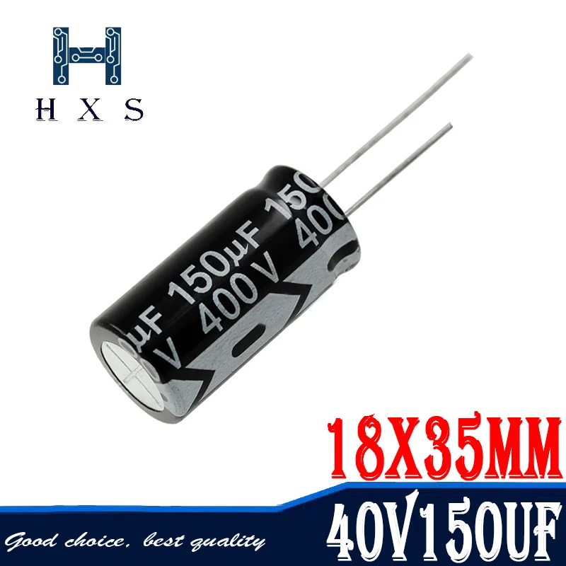 5pcs 400v150uf 150uf400v 18*35mm 400v 150uf 18x35 Electro Electrolytic ...