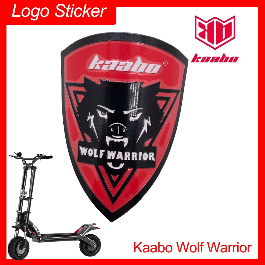 Logo Sticker for Kaabo Wolf Warrior Electric Scooter Original Parts ...