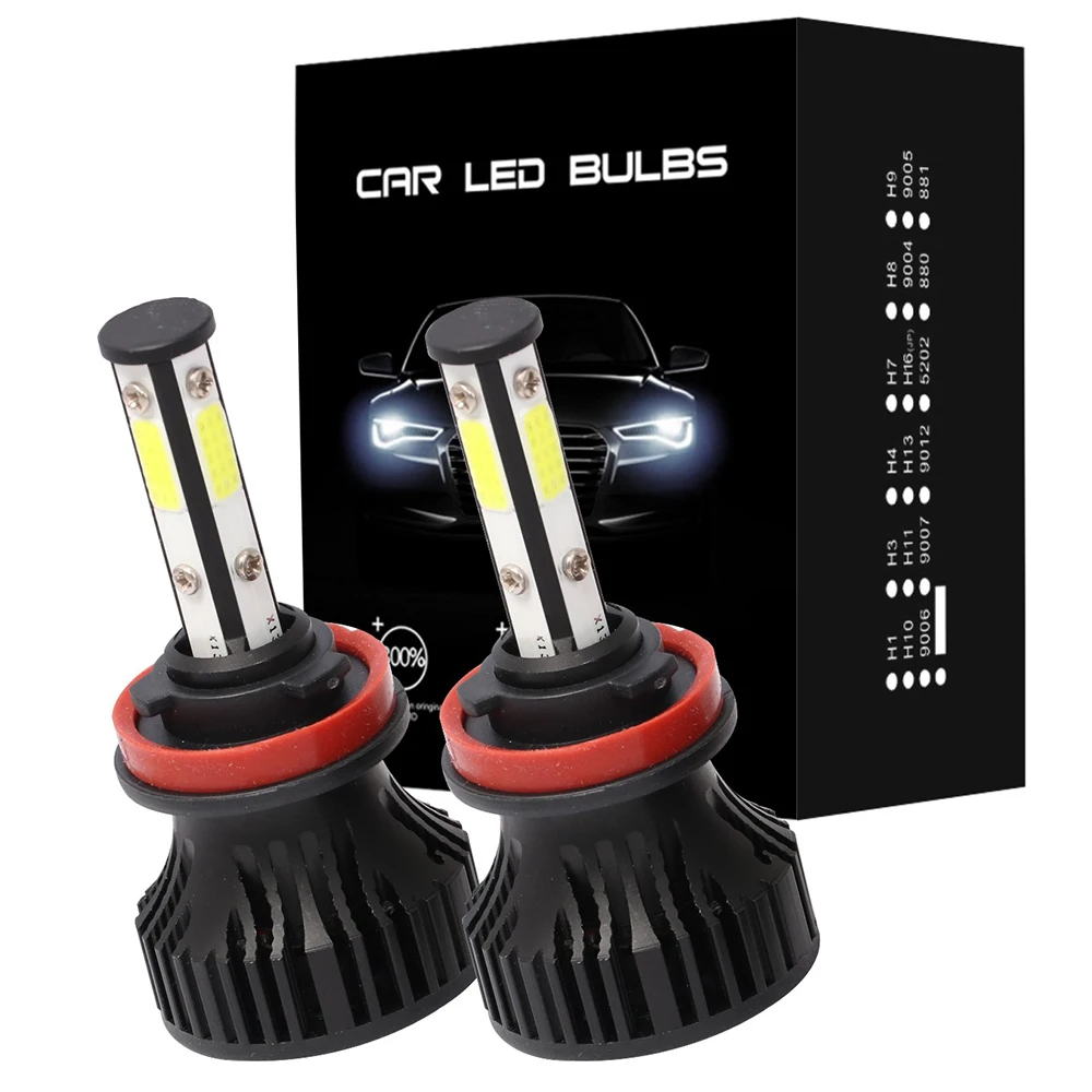 LED-H7-LED-H4-Bulb-H11-H8-H9-Car-LED-Headlight-Bulb-16000Lm-4COB-Chip ...