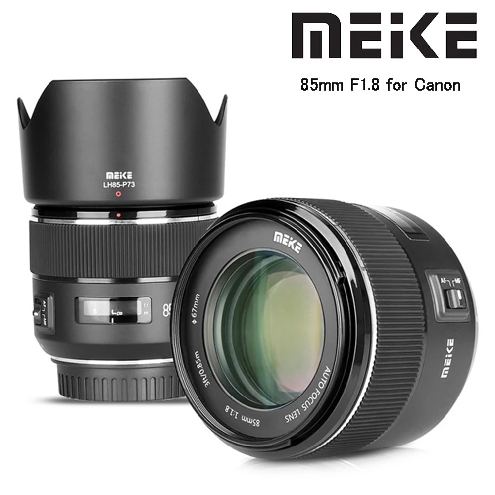 Meike 85มม.F/1.8ห้องนอนเลนส์ Auto Focus Full Frame Portrait Prime เลนส์สำหรับ Canon EOS EF Mount ...