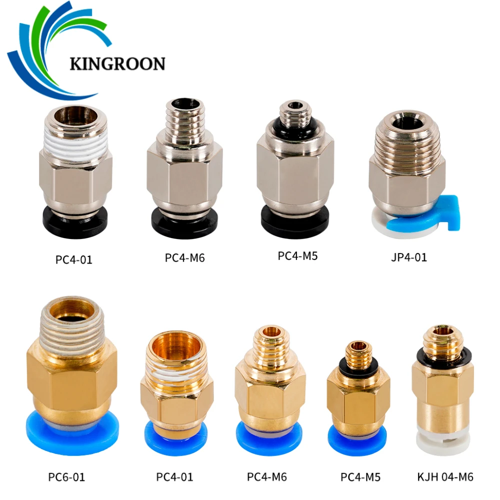 Pneumatic Connector For 3d Printer Parts Bowden Quick Jointer Coupler 1 ...