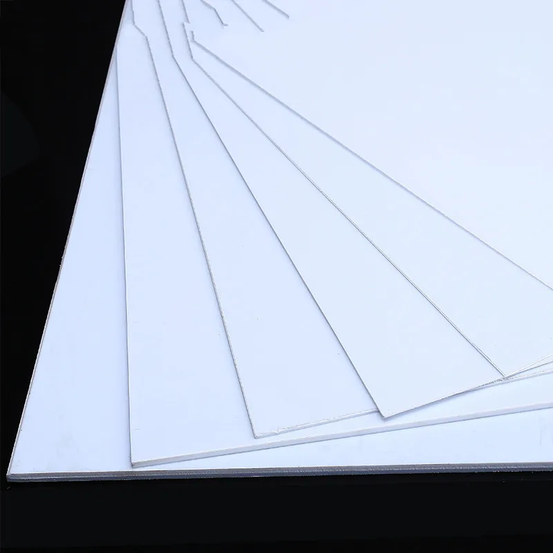 4pcs 1mm Thickness 200mm X 250mm Abs Styrene Sheets Diy White ...