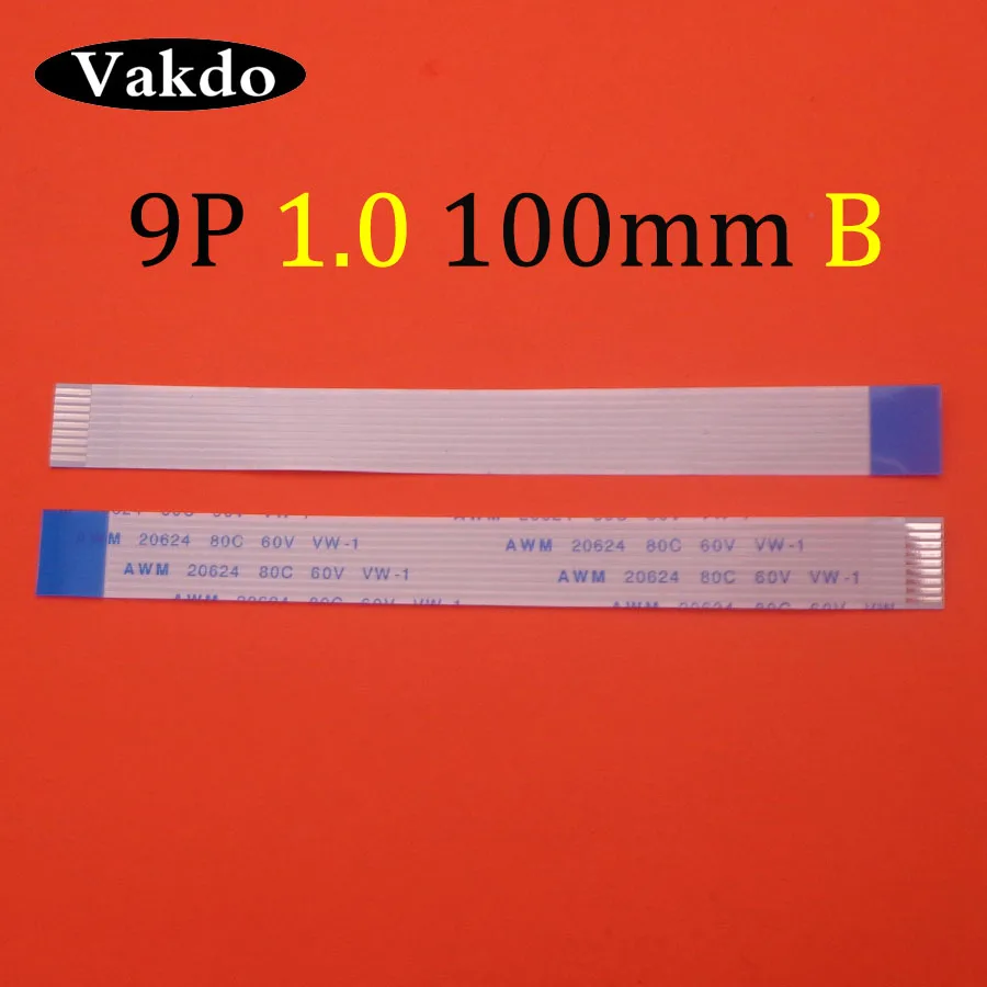 1pc 9pin Ffc Fpc Flat Flexible Cable 1.0mm Pitch 9 Pin Type B Length ...
