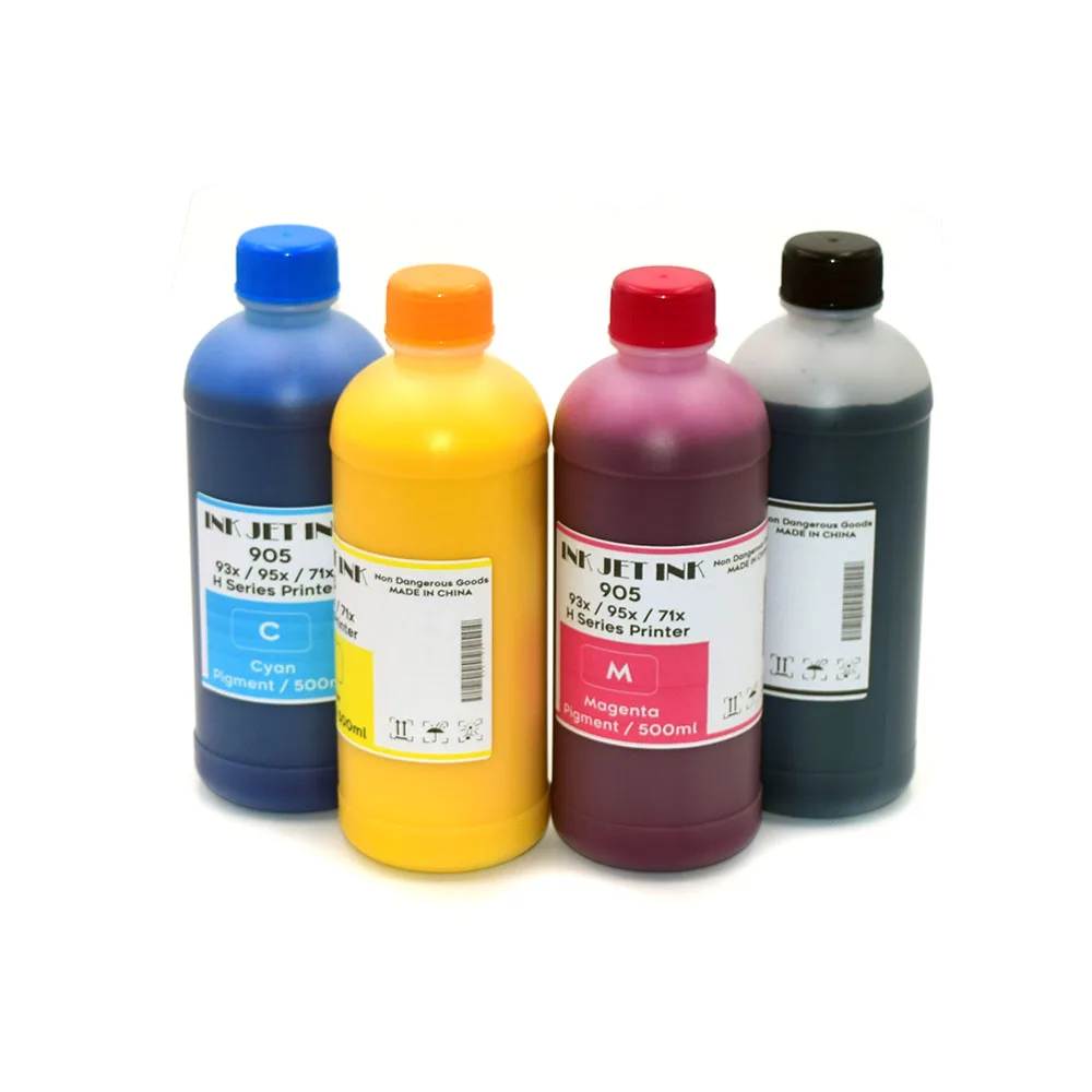 4*500ml/ Color Hp711 Bulk Pigment Refill Ink Kit For Hp Designjet T120 ...