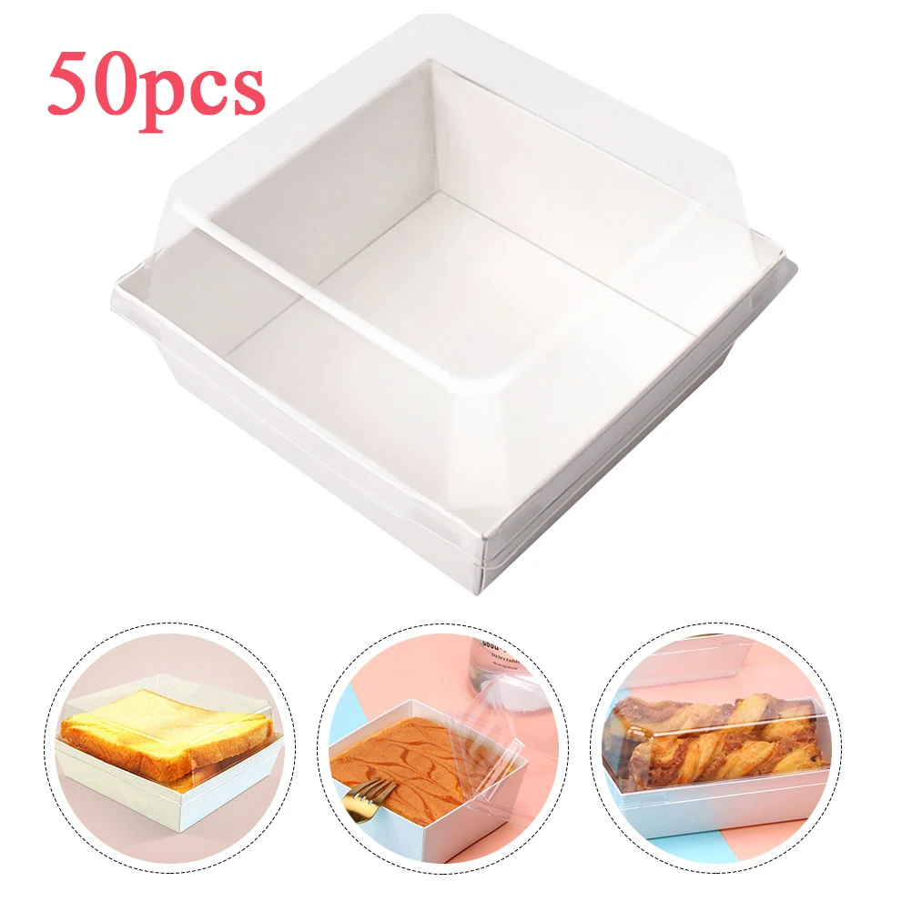 50Pcs-Baking-Packing-Box-For-Cake-Box-Square-Cake-Packaging-Boxes ...