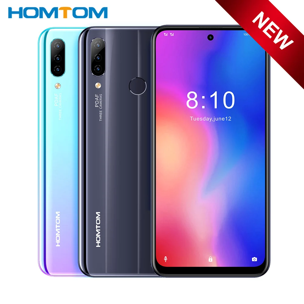 HOMTOM P30 Pro, глобальная версия, 4 ГБ, 64 ГБ, 4000 мАч, распознавание лица, Android 9,0 ...