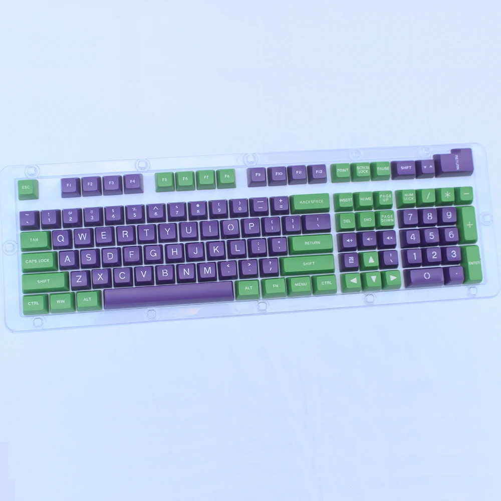 108 key ANSI and 4 Pieces ISO PBT Keycaps SA Profile Without Backlit ...