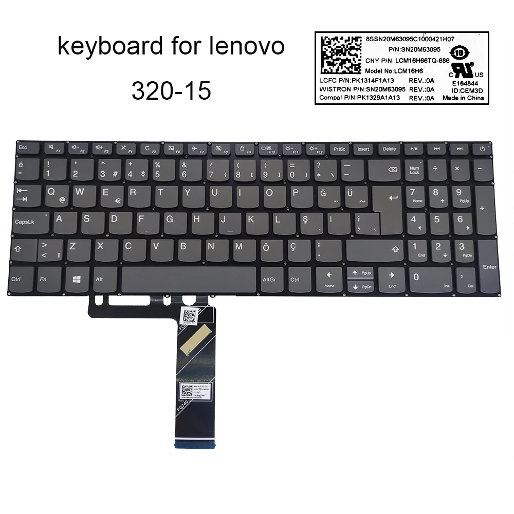 Teclado-japon-s-turco-para-Lenovo-IdeaPad-Lenovo-IdeaPad-320-15IKB ...