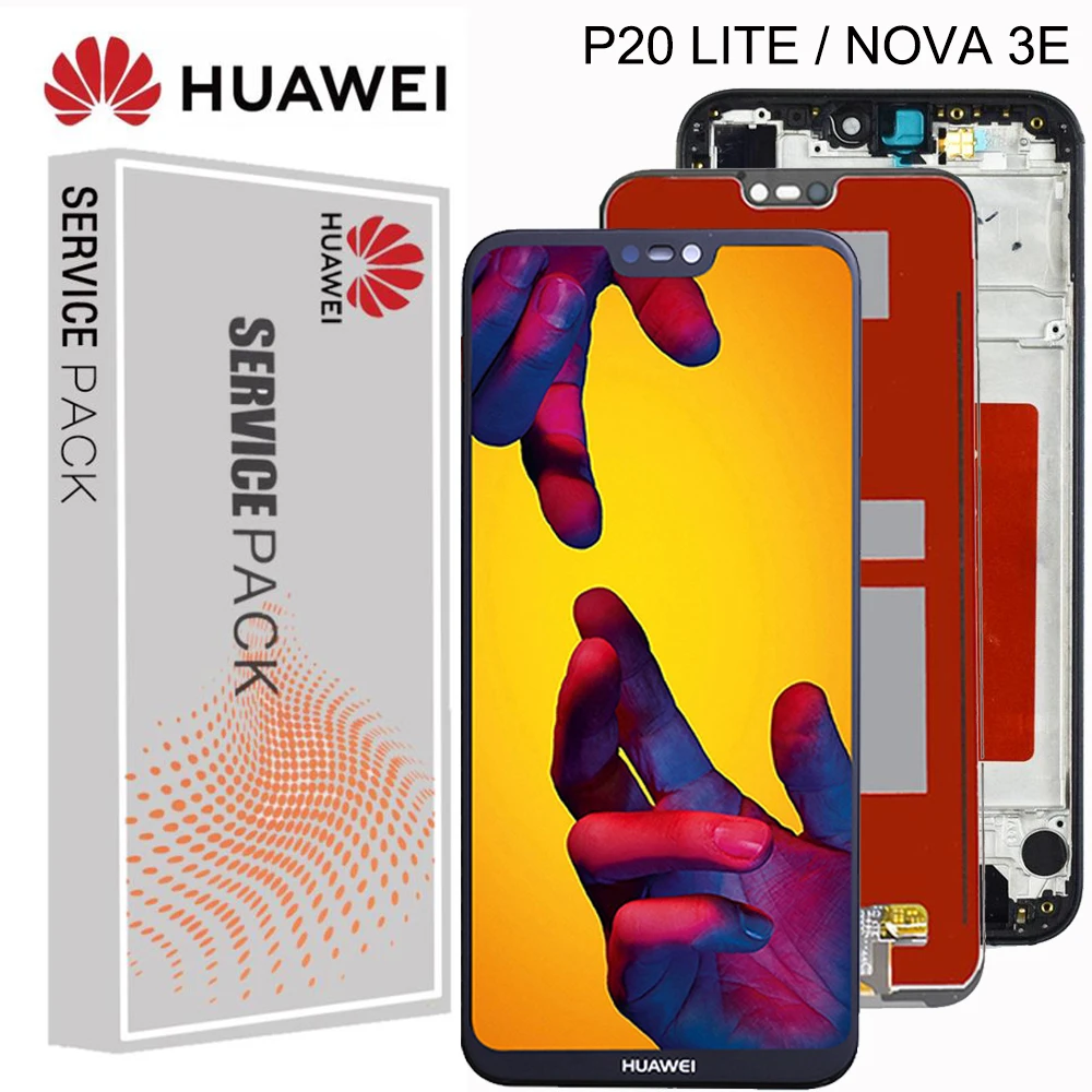 Original Display für Huawei P20 Lite LCD Bildschirm für Huawei Nova 3e ...