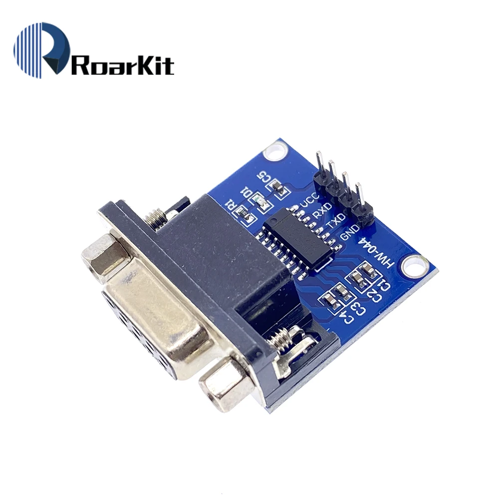 MAX3232 RS232 to TTL Serial Port Converter Module Female DB9 Connector ...