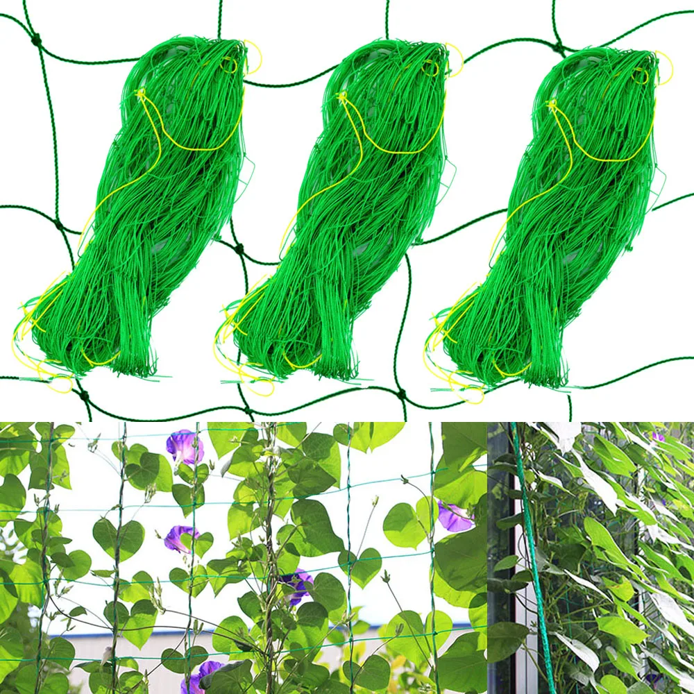 Rede plástica do náilon do jardim da rede de escalada da planta de ...