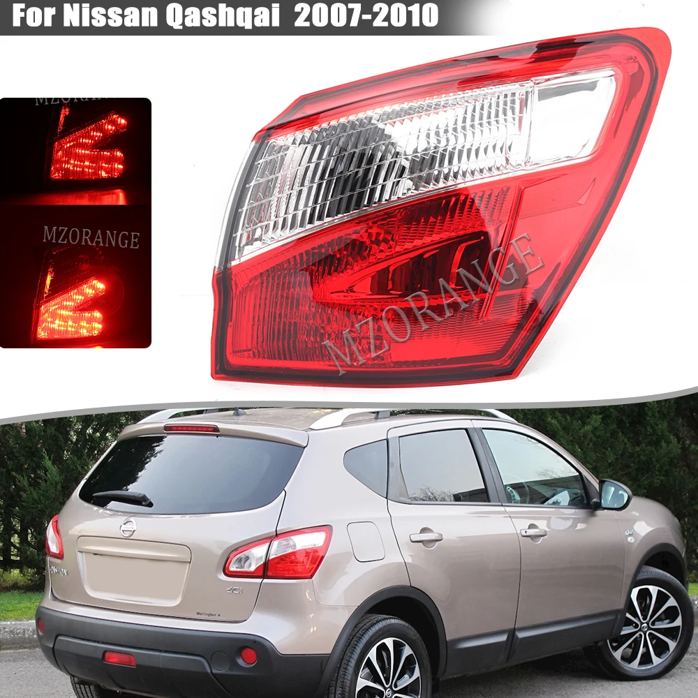 Car Led Rear Tail Light Assembly Outer For Nissan Qashqai 2010-2014 Eu ...