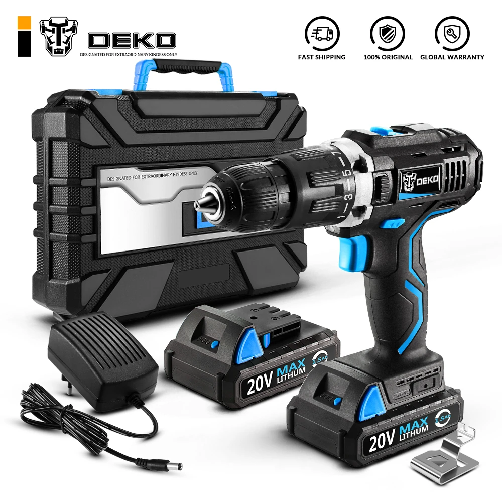 Factory Outlet DEKO GCD20DU3 20V Max DC Electric Screwdriver DIY ...
