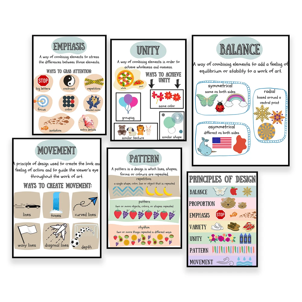 Elementary Art Classroom Posters