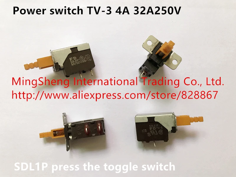 Original-new-100-power-switch-TV-3-4A-32A250V-SDL1P-press-the-toggle ...