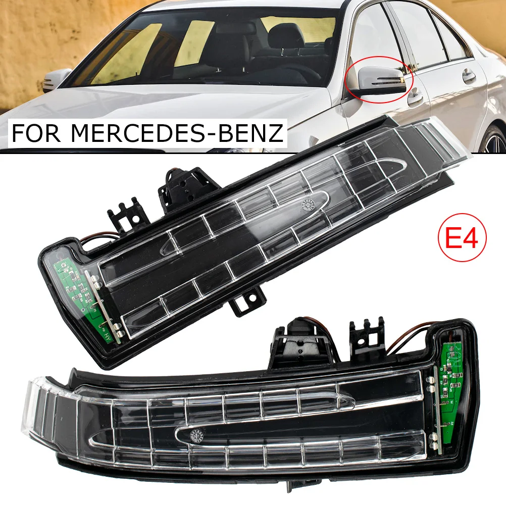 Car-Rear-View-Mirror-Turn-Signal-Light-For-Mercedes-Benz-W221-W212-W204 ...